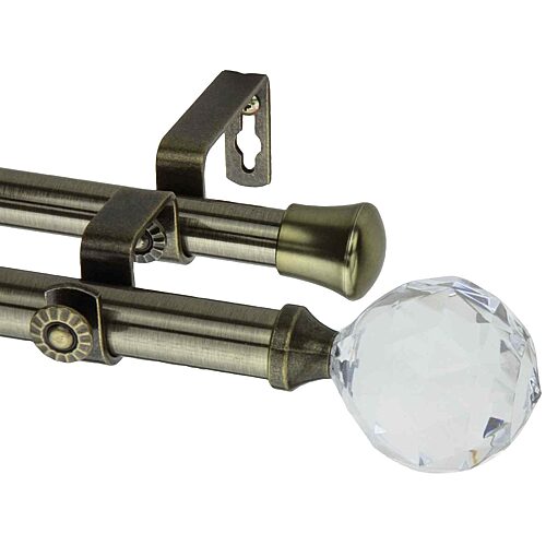 Click here for Rod Desyne Double 13/16 Adjustable Curtain Rod wit... prices