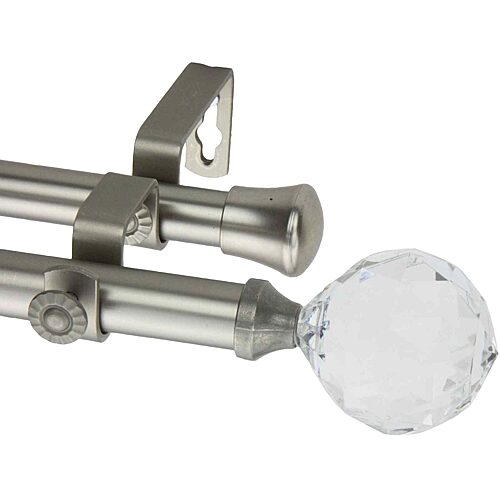 Click here for Rod Desyne Double 13/16 Adjustable Curtain Rod wit... prices