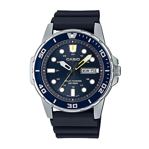 Click here for Casio Mens Black Strap Watch Mtps110-2av  One Size prices