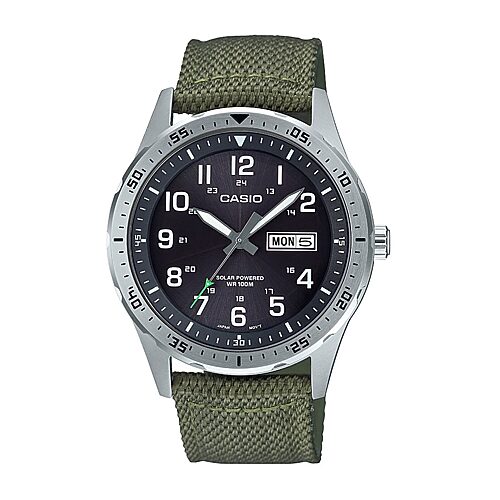 Click here for Casio Mens Green Strap Watch Mtps120l-3av  One Siz... prices