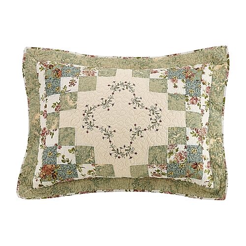 Click here for Modern Heirloom Olivia Pillow Sham  One Size  Gree... prices