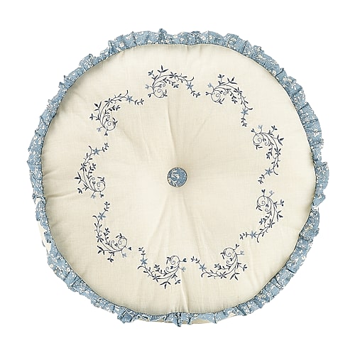 Click here for Modern Heirloom Charlotte Round Throw Pillow  One... prices