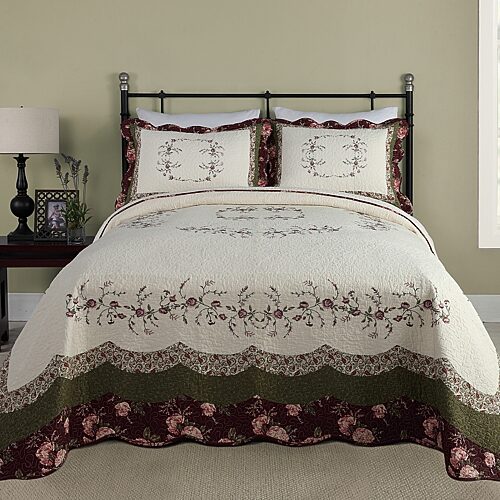 Click here for Modern Heirloom Brooke Bedspread  One Size  White prices