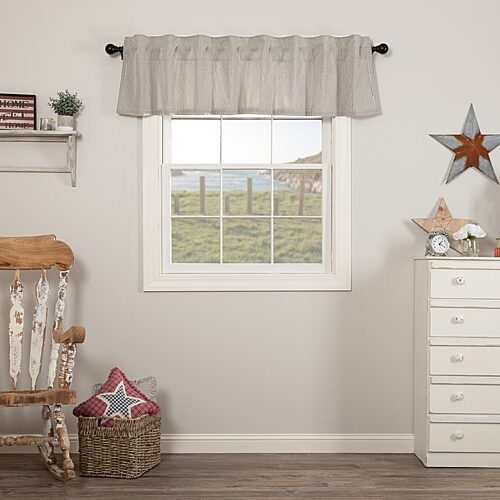 Click here for Vhc Brands Hatteras Rod Pocket Tailored Valance  O... prices