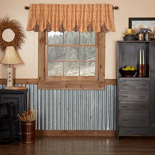 Click here for Vhc Brands Maisie Rod Pocket Scallop Valance  One... prices