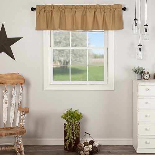 Click here for Vhc Brands Simple Life Rod Pocket Tailored Valance... prices