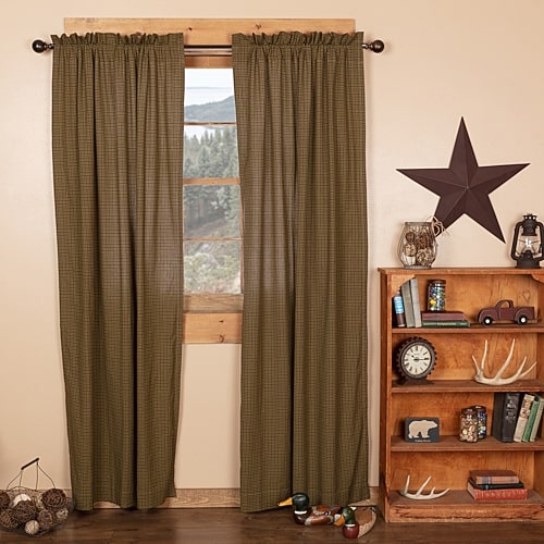 Click here for Vhc Brands Tea Cabin Rod Pocket Light-Filtering Se... prices
