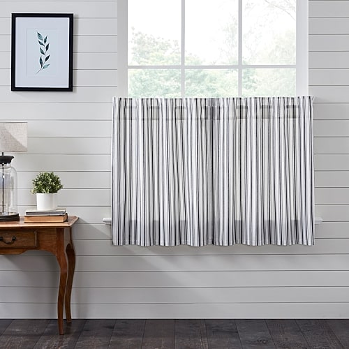 Click here for Vhc Brands Sawyer Ticking 2-pc. Rod Pocket Window... prices