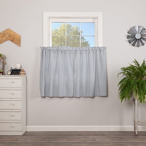 Click here for Vhc Brands Sawyer Ticking 2-pc. Rod Pocket Window... prices
