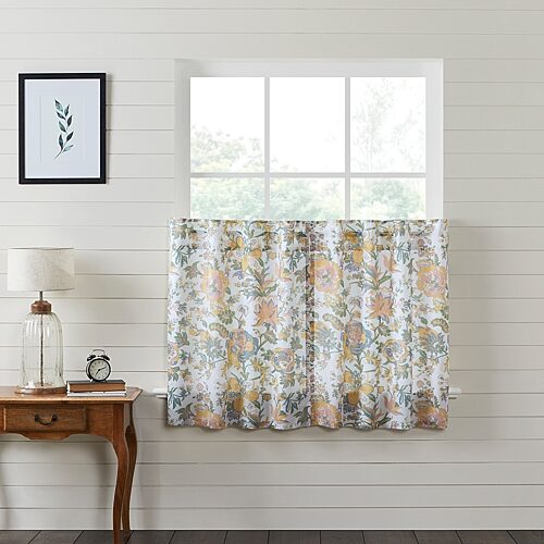 Click here for Vhc Brands Wilder 2-pc. Rod Pocket Window Tier  On... prices