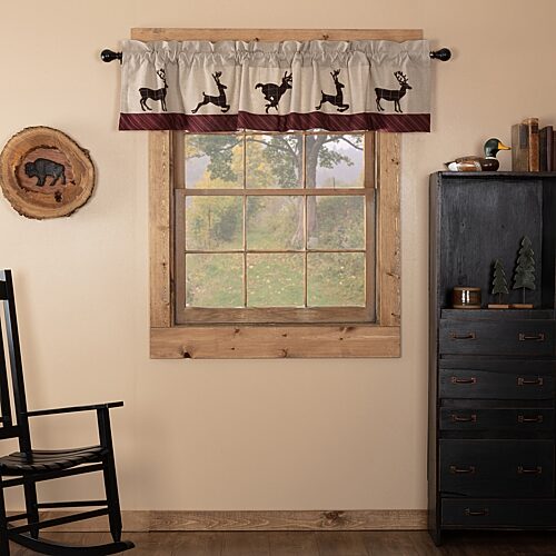 Click here for Vhc Brands Wyatt Deer Rod Pocket Tailored Valance... prices