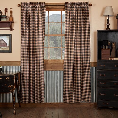 Click here for Vhc Brands Bingham Star Plaid Rod Pocket Light-Fil... prices