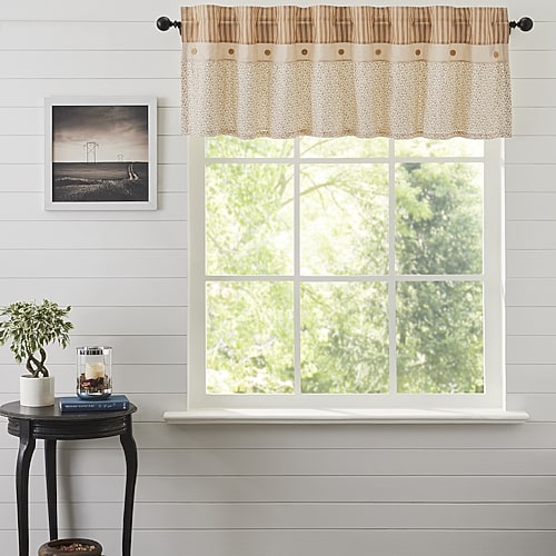 Click here for Vhc Brands Camilia Rod Pocket Tailored Valance  On... prices