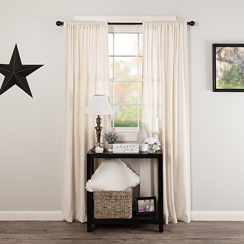 Click here for Vhc Brands Cotton Burlap Rod Pocket Light-Filterin... prices