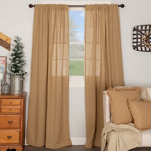 Click here for Vhc Brands Cotton Burlap Rod Pocket Light-Filterin... prices