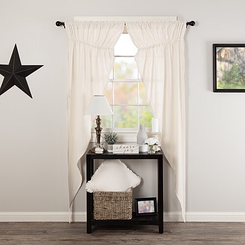 Click here for Vhc Brands Cotton Burlap Prairie Rod Pocket Light-... prices
