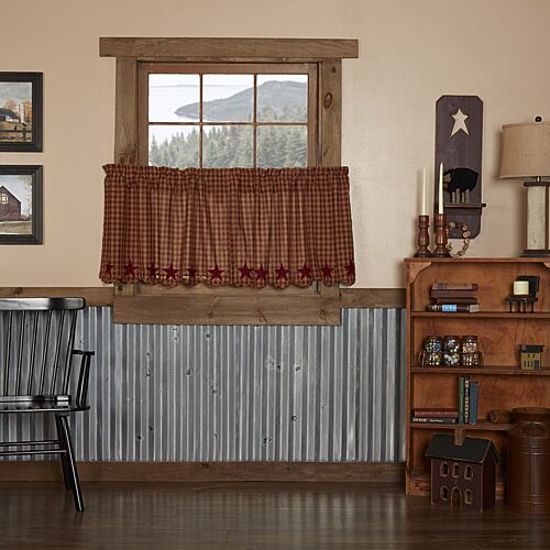 Click here for Vhc Brands Country Star 2-pc. Rod Pocket Window Ti... prices