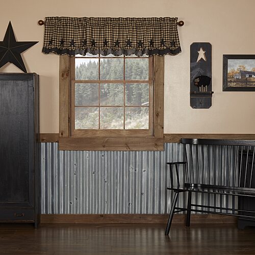 Click here for Vhc Brands Country Star Layered Rod Pocket Scallop... prices