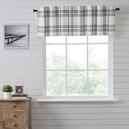 Click here for Vhc Brands Country Woven Plaid Rod Pocket Tailored... prices