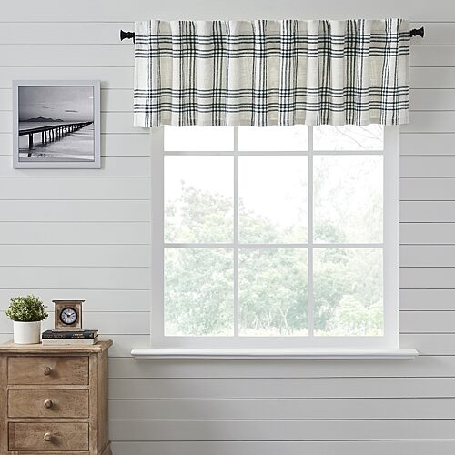 Click here for Vhc Brands Country Woven Plaid Rod Pocket Tailored... prices