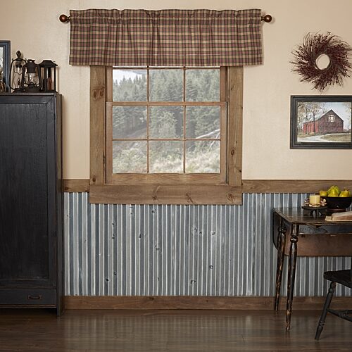 Click here for Vhc Brands Crosswoods Rod Pocket Tailored Valance... prices