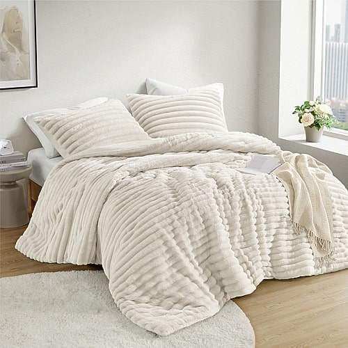 Click here for 510 Design Avril Fluffy Ribbed Plush Midweight Com... prices