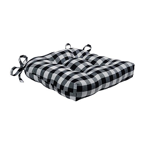 Click here for Achim Buffalo Check Tufted Dining Cushion  One Siz... prices