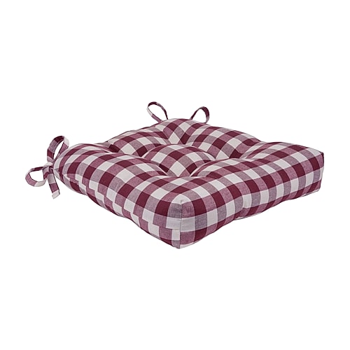 Click here for Achim Buffalo Check Tufted Dining Cushion  One Siz... prices