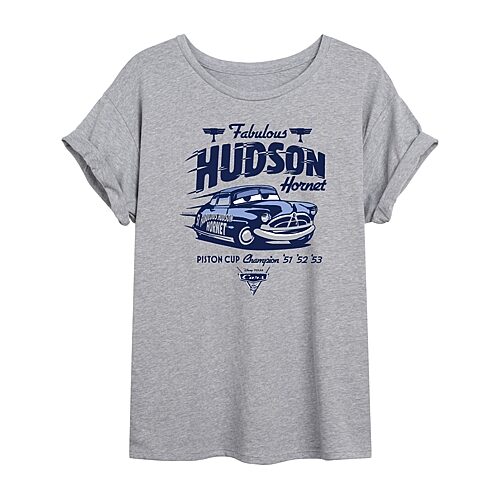 Click here for Disney Cars Doc Hudson Tee Womens Juniors Crew Nec... prices