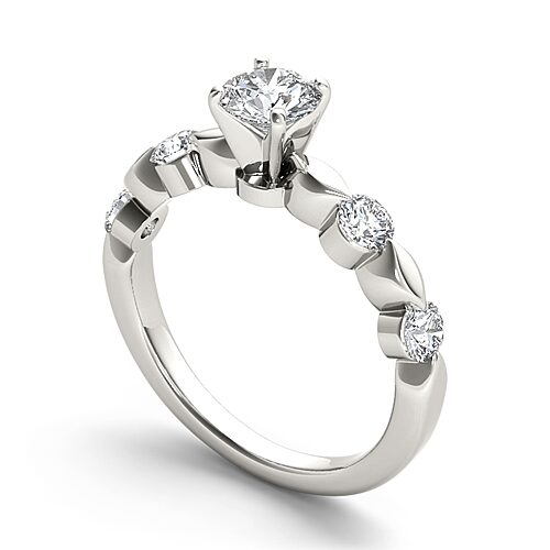 Click here for 1 CT.T.W. Natural Round Diamond 14K Gold  7  White prices