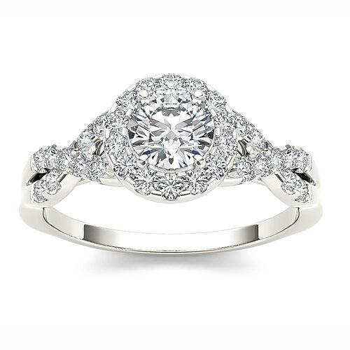 Click here for 14K Yellow Gold 1 CT Round Natural Diamond Ring  8... prices