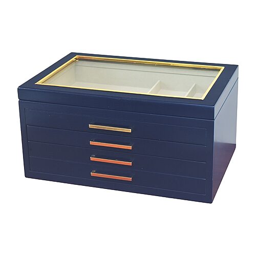 Click here for Paul K. ORourke Co. Blue Jewelry Box  One Size  Bl... prices
