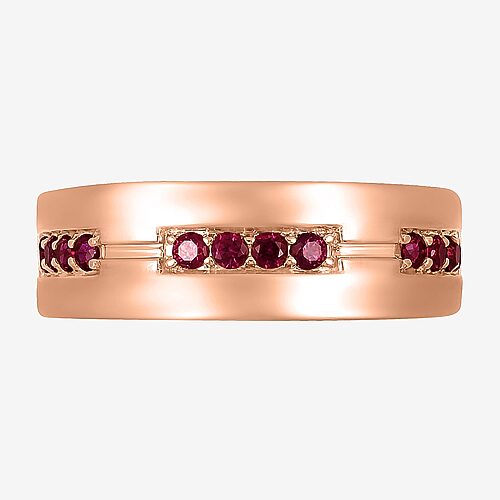 Click here for Mens Lab Created Red Ruby 10K Gold Fashion Ring  1... prices