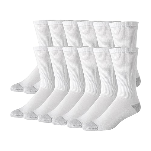 Click here for Hanes Ultimate Mens 12 Pair Big and Tall Crew Sock... prices