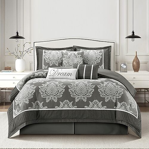 Click here for Stratford Park Therese Damask 7-Pc. Comforter Set... prices