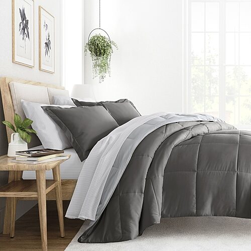 Click here for ienjoy Home Bedding Bundle Reversible Pattern 7-Pi... prices