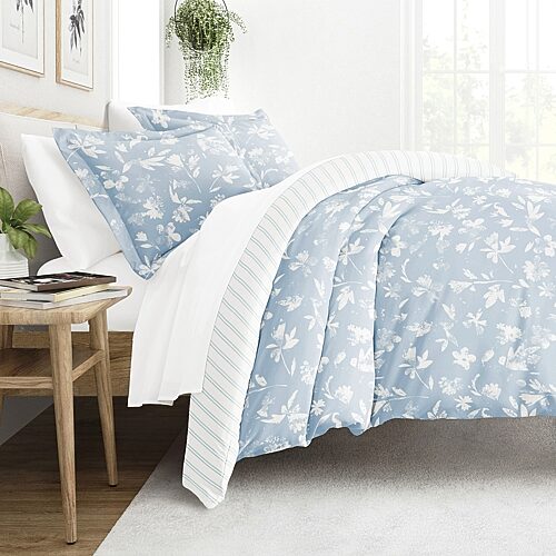Ienjoy Home Bedding Bundle Patterned 8 Piece Comforter With Duvet Cover Sets