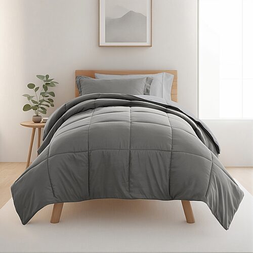 Click here for ienjoy Home Solid Reversible Dorm 8-Piece Comforte... prices