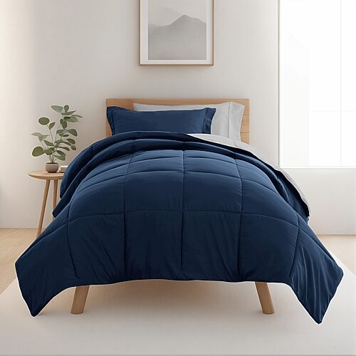 Click here for ienjoy Home Solid Reversible Dorm 8-Piece Comforte... prices