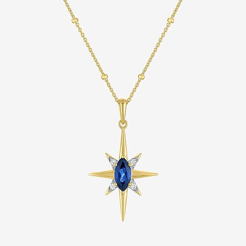 Click here for North Star Womens Gemstone 14K Gold Over Silver St... prices