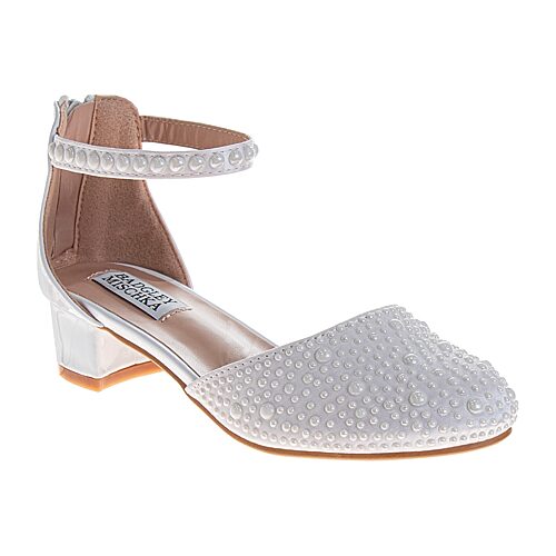 Click here for Badgley Mischka Toddler Round Closed Toe Block Hee... prices
