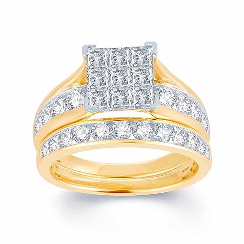 Click here for Womens 1 CT. T.W. Natural White Diamond 10K Gold B... prices