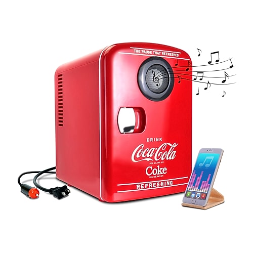 Click here for Coca-Cola 4L Mini Fridge/Warmer with Bluetooth Spe... prices