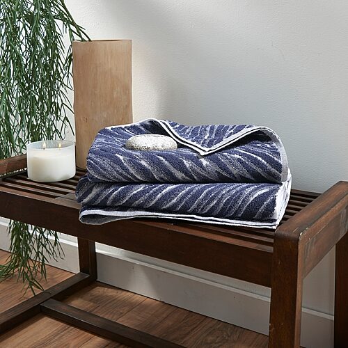 Click here for Uchino Shibori Indigo Hand Towel prices
