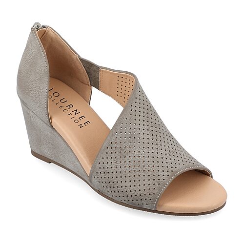 Click here for Journee Collection Aretha Womens Round Peep Toe We... prices