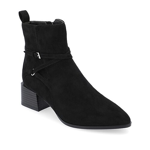 Click here for Journee Collection Womens Estelle Stacked Heel Boo... prices
