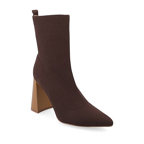 Click here for Journee Collection Womens Noralinn Stacked Heel Bo... prices