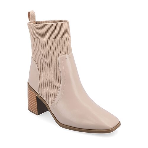 Click here for Journee Collection Womens Harlowe Stacked Heel Boo... prices