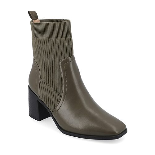 Click here for Journee Collection Womens Harlowe Stacked Heel Boo... prices