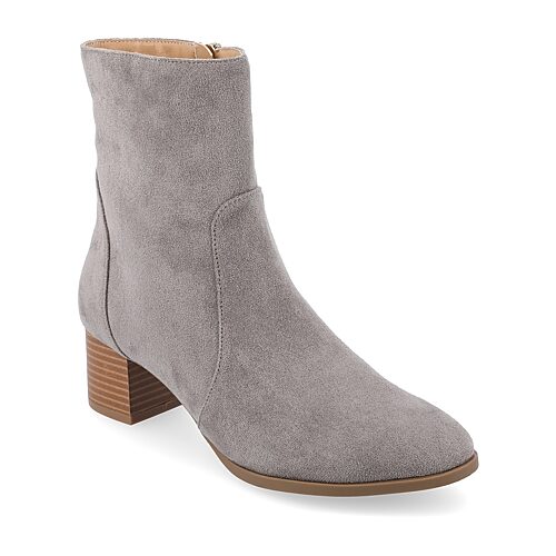 Click here for Journee Collection Womens Hayven Block Heel Almond... prices